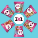 Baskin-Robbins Wild ‘N Reckless Sherbet, 14 fl oz Cup. Green Apple ...