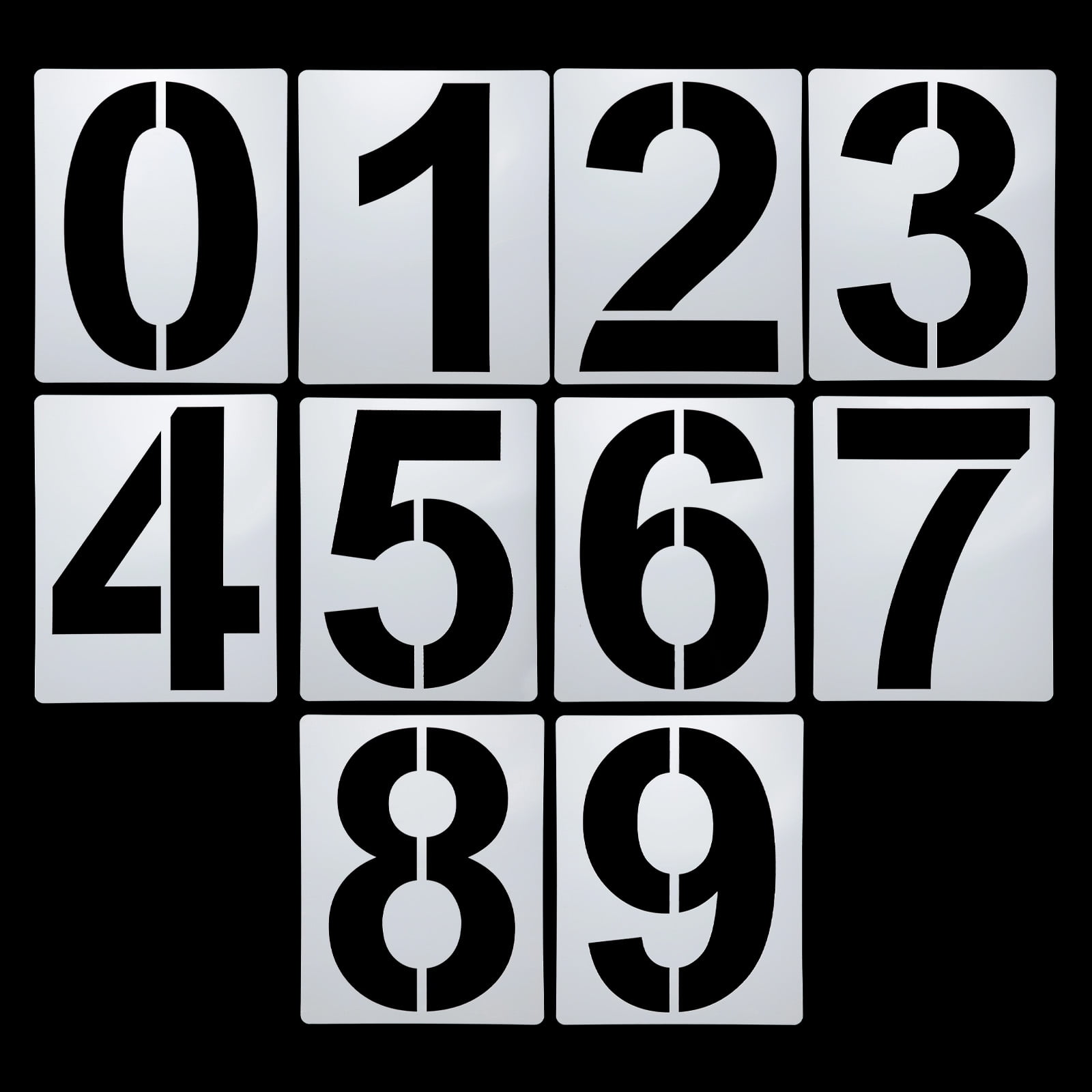 Click here for Uxcell 10 Inch Number Stencils Set  0-9 Plastic Ad... prices