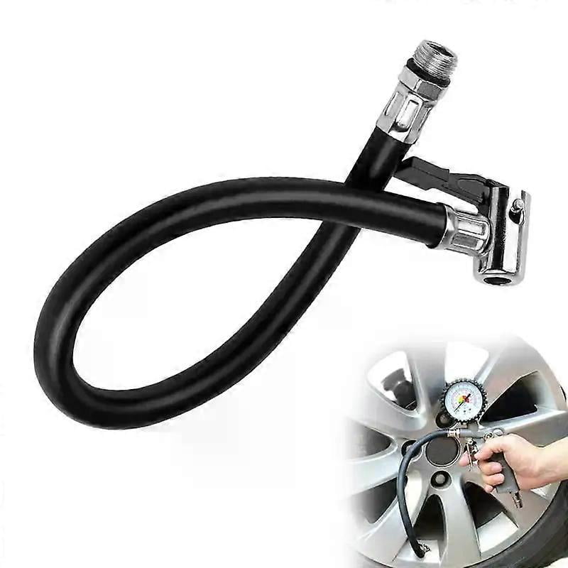 Car Tire Inflator Hose Inflatable Air Pump Extension 37cm Universal Air ...