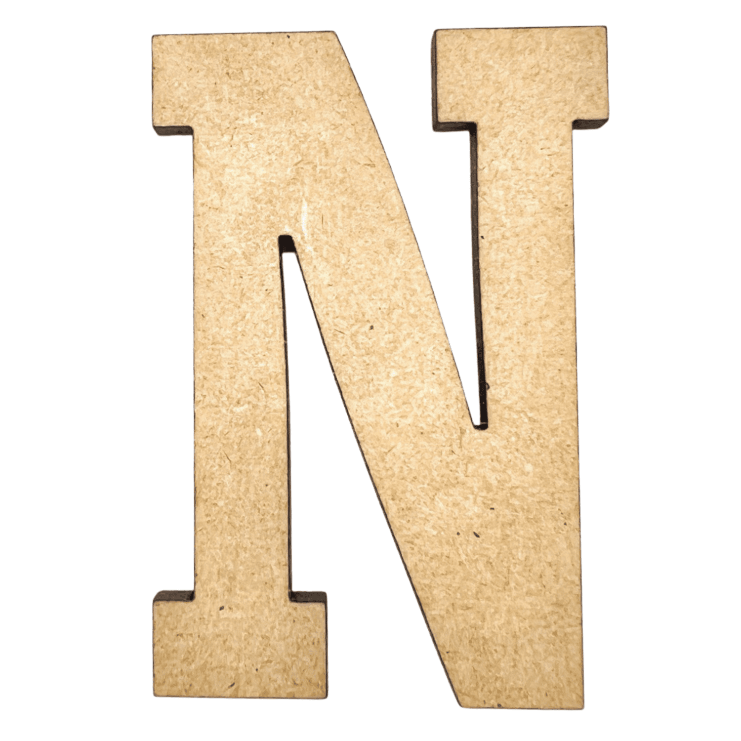 12" Tall MDF Letter N | 1/8" Thick | Krafty Supply Letters | RockTimes ...