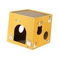 Corrugated Cat Cardboard Box Kitty House Scratching Board for Hideout ...