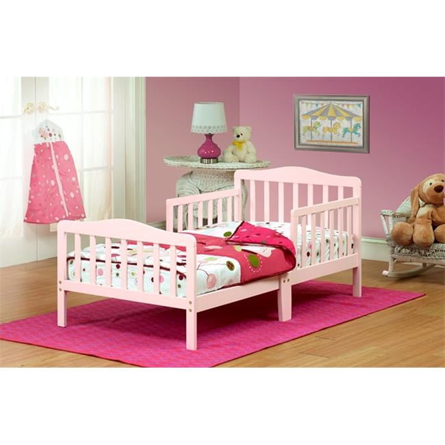 Click here for Ytz Baby Solid Wood Pink Toddler Bed prices