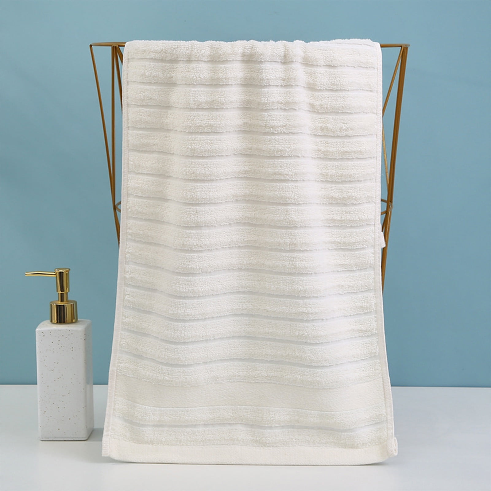 Click here for Plain Cotton Towel Set  Soft And Absorbent  Quick-... prices