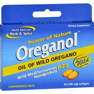 North American Herb & Spice Super Strength Oreganol, Wild Non-GMO, 1 oz ...