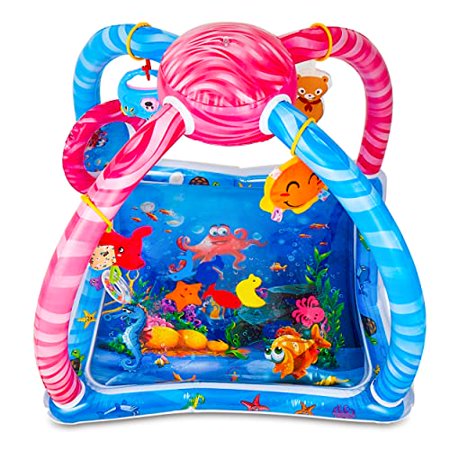 Splashin\'kids Baby Water Play Mat Activity Center Gym Tummy Time ...