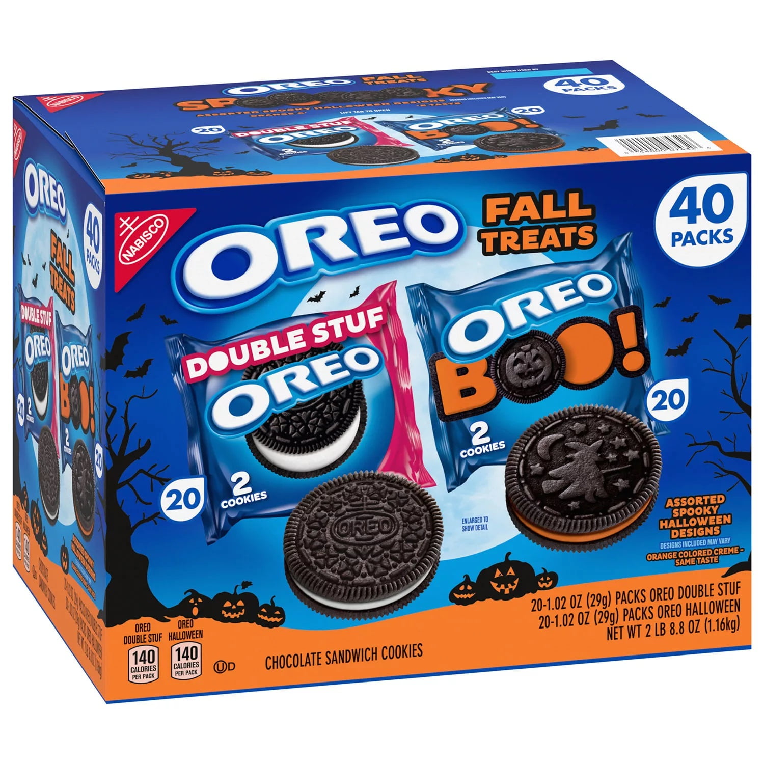 Oreo Fall Treats Variety Pack Sandwich Cookies (40 Count) - Walmart.com