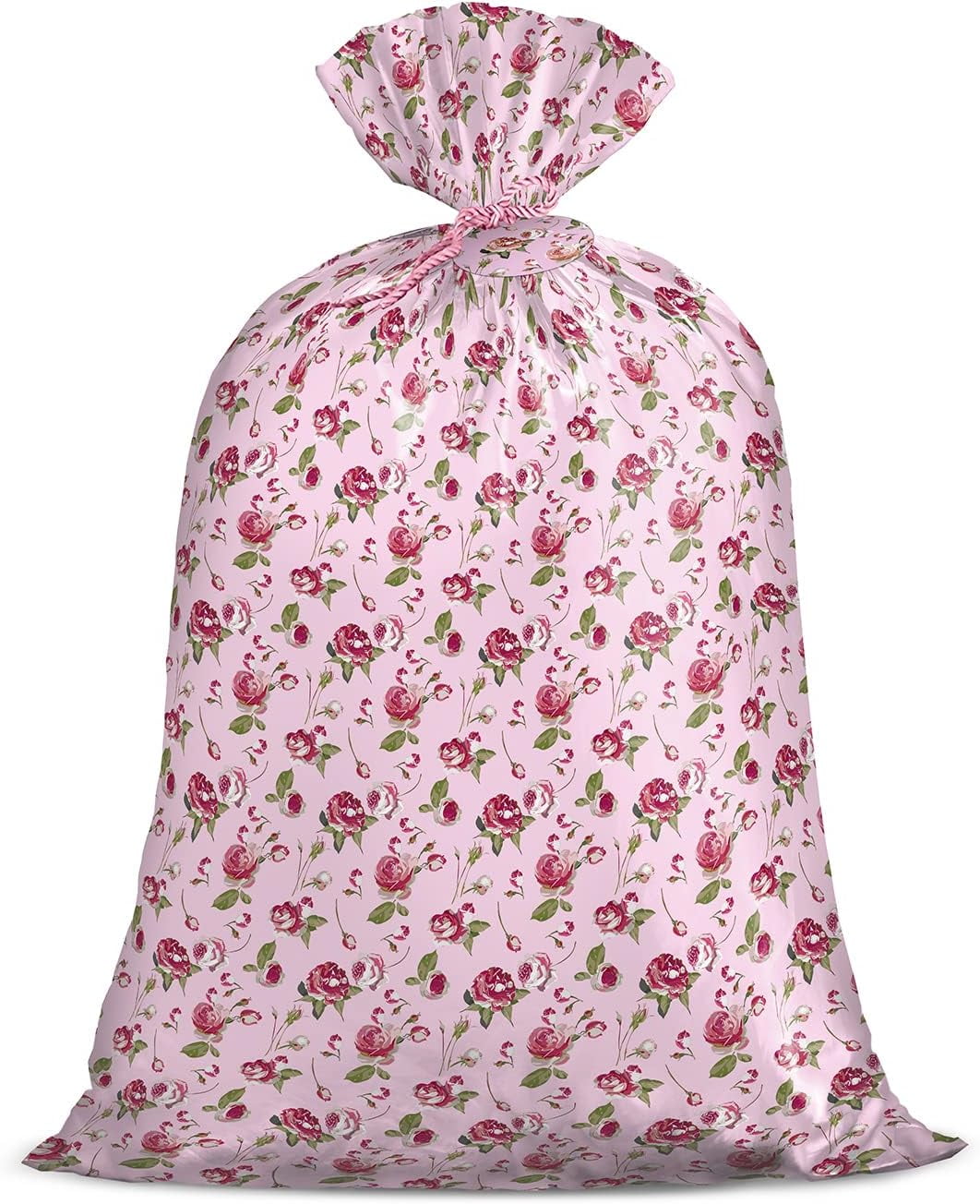 Loveinside Jumbo Large Plastic Gift Bag, Floral Design Plastic Bag with ...