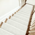 PURE ERA Plush Soft Carpet Bullnose Stair Treads Cover 9.5" x 30"x1.2 ...