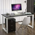 BaytoCare Wood Computer Desk PC Laptop Table Workstation Study Home ...