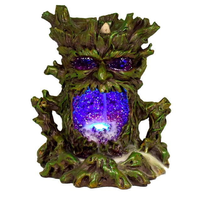 Tree Man Backflow Incense Burner w/ LED Lights - 6" - Walmart.com
