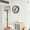 BZSMCE Voice Activated LED Night 12in Clock 12in Clock with Pug Faces ...