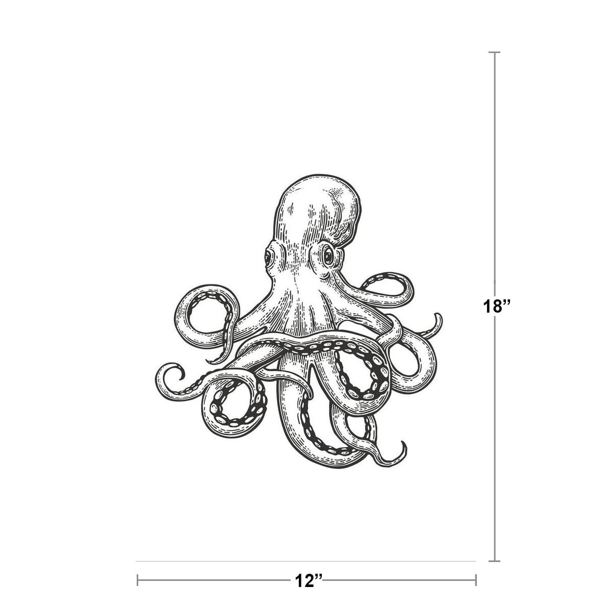 Common Octopus Drawing