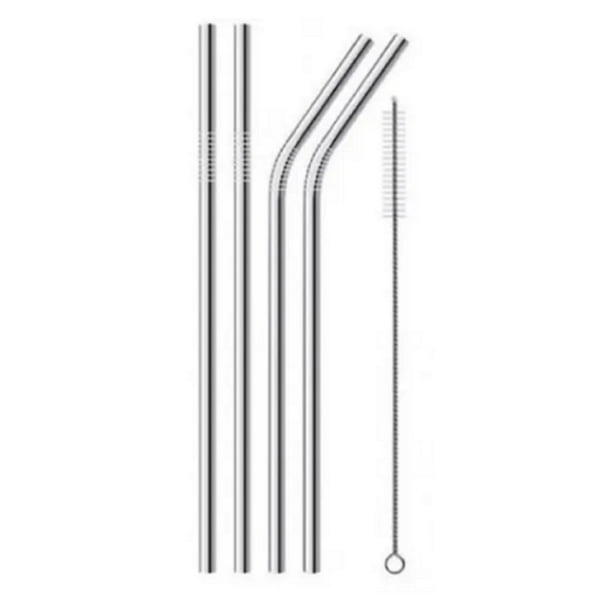 Popotes Metálicos de Acero Inoxidable Ecológicos Segos Popote | Walmart ...