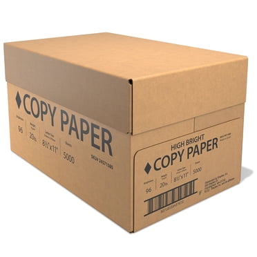Office Depot Printer Pack, Letter Size White Copy Paper, 20 Lb, 500 ...
