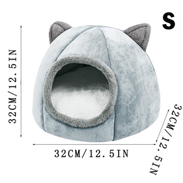 CHGBMOK Foldable Dog Bed Indoors Cat House Cute Strawberry Tent Winter ...