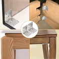 4Pcs Heavy Load Bearing Stainless Steel Shelf Brackets Right Angles ...
