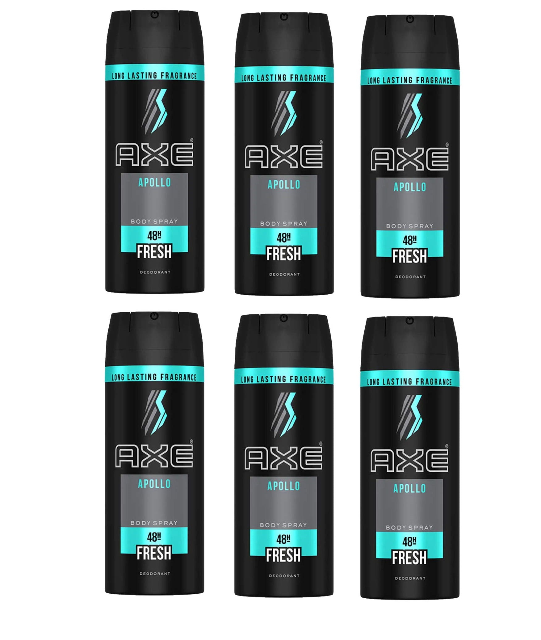 Axe Mens Deodorant, Body Spray, Apollo, Fragrance, 150ml, 5.07oz, 6 ...