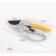 8Inch Professional Ratchet Anvil Pruning Shears, Anvil Groove Design ...