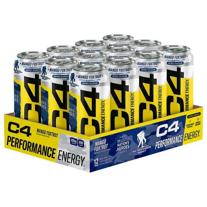 C4 Performance Energy Caja 12 Latas Mango Fox | Walmart en línea