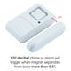 GE Personal Security Window/Door Alarm, 4-Pack, Battery Operated, 45174 ...