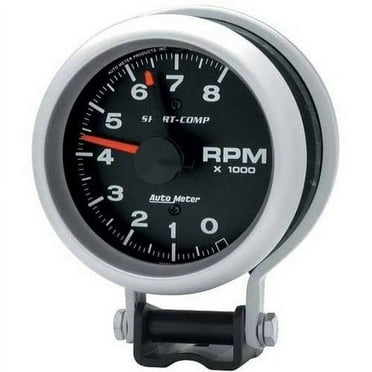 AUTO METER 3904 5IN TACH, 10,000 RPM, SHIFT-LITE, SPORT-COMP - Walmart.com