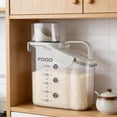 Airtight Food Storage Container with Lid, Large Moisture-Proof Cereal ...