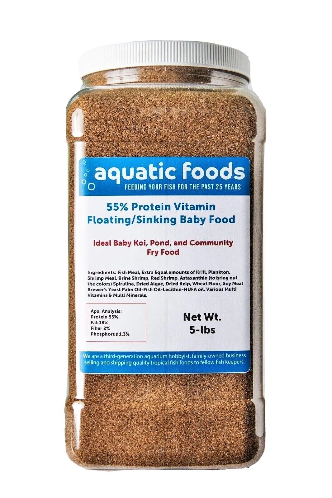 55% Protein Vitamin Rich Floating/Sinking Fry & Community Tropical Fish ...