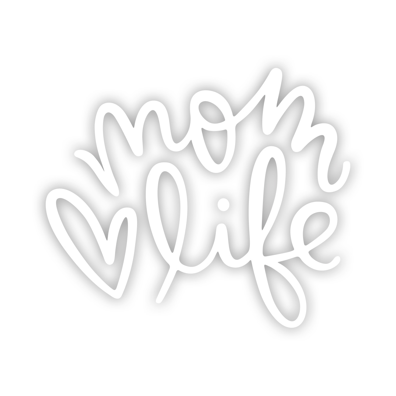 Mom Life Sticker Decal Die Cut - Self Adhesive Vinyl - Weatherproof ...