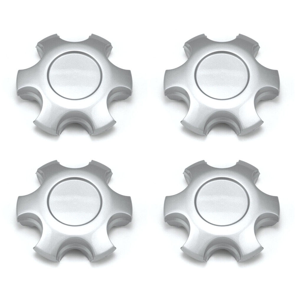 4PCS Custom Silver Blank Hub Wheel Center Cap Cover Hubcap Fits for ...