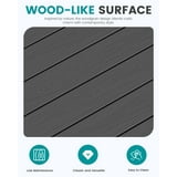 SERWALL Outdoor Round Bar Table and Swivel Bar Stools Set, All Weather ...