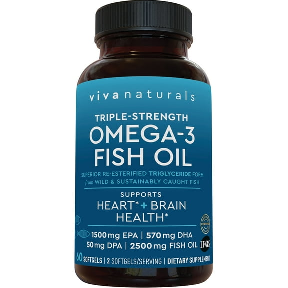 Nature Made Omega 3 Fish Oil 1200mg, EPA DHA, 150 Count, Heart Health ...