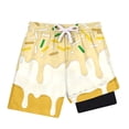 Baby Boy Swimsuit Ice Cream Print Lined Drawstring Quick Drying ...