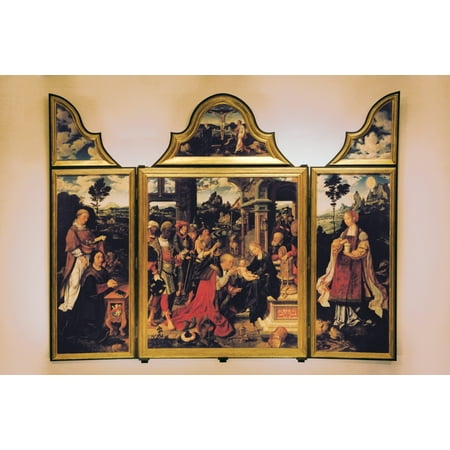 Van Cleve Joos Triptych Of The Adoration Of The Magi 1517 16Th Century Panel Italy Liguria San ...