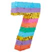 Rainbow Number 7 Pinata for 7th Birthday, Fiesta, Cinco de Mayo (12x16 ...