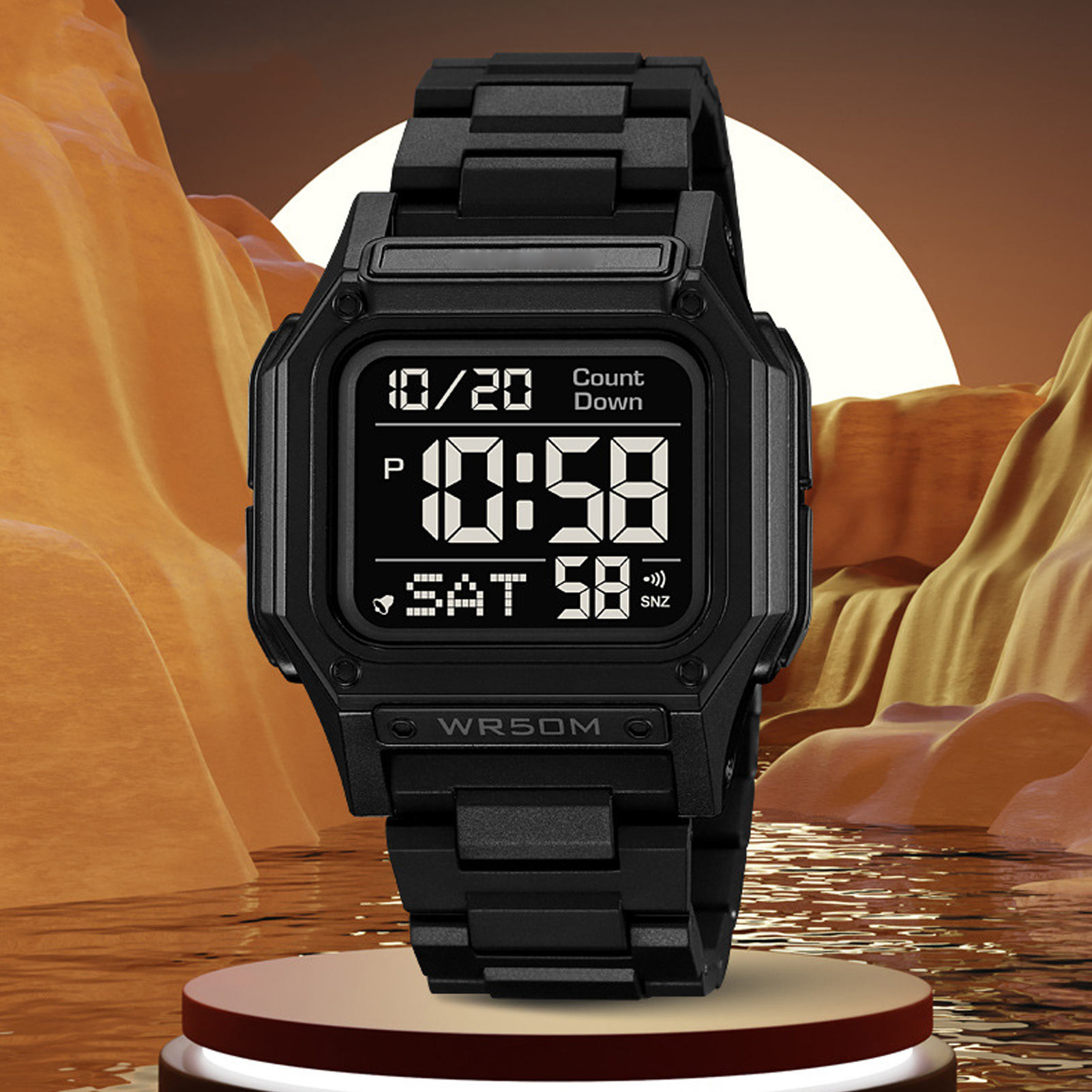 Reloj Digital, Reloj Despertador Con Cuenta Regresiva, Cronómetro ...