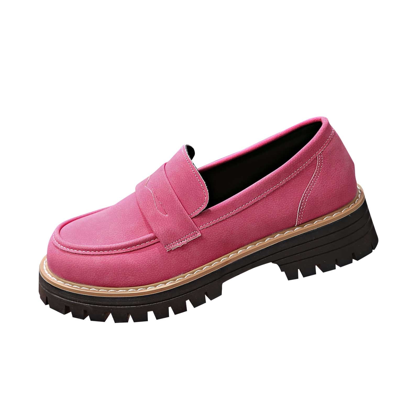 Click here for Lovzfmll Womens Loafers Shoes Platform Chunky Penn... prices