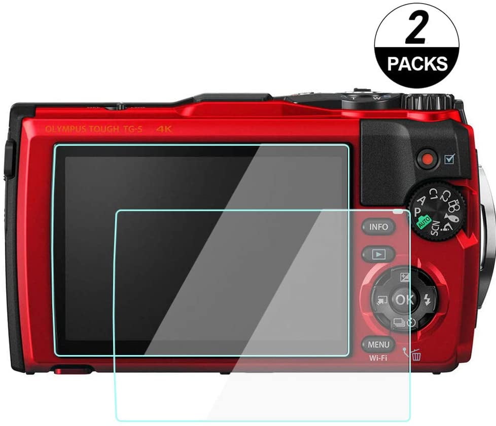 TG-6 Screen Protector Compatible for Olympus Tough TG-6 TG-5 Waterproof ...