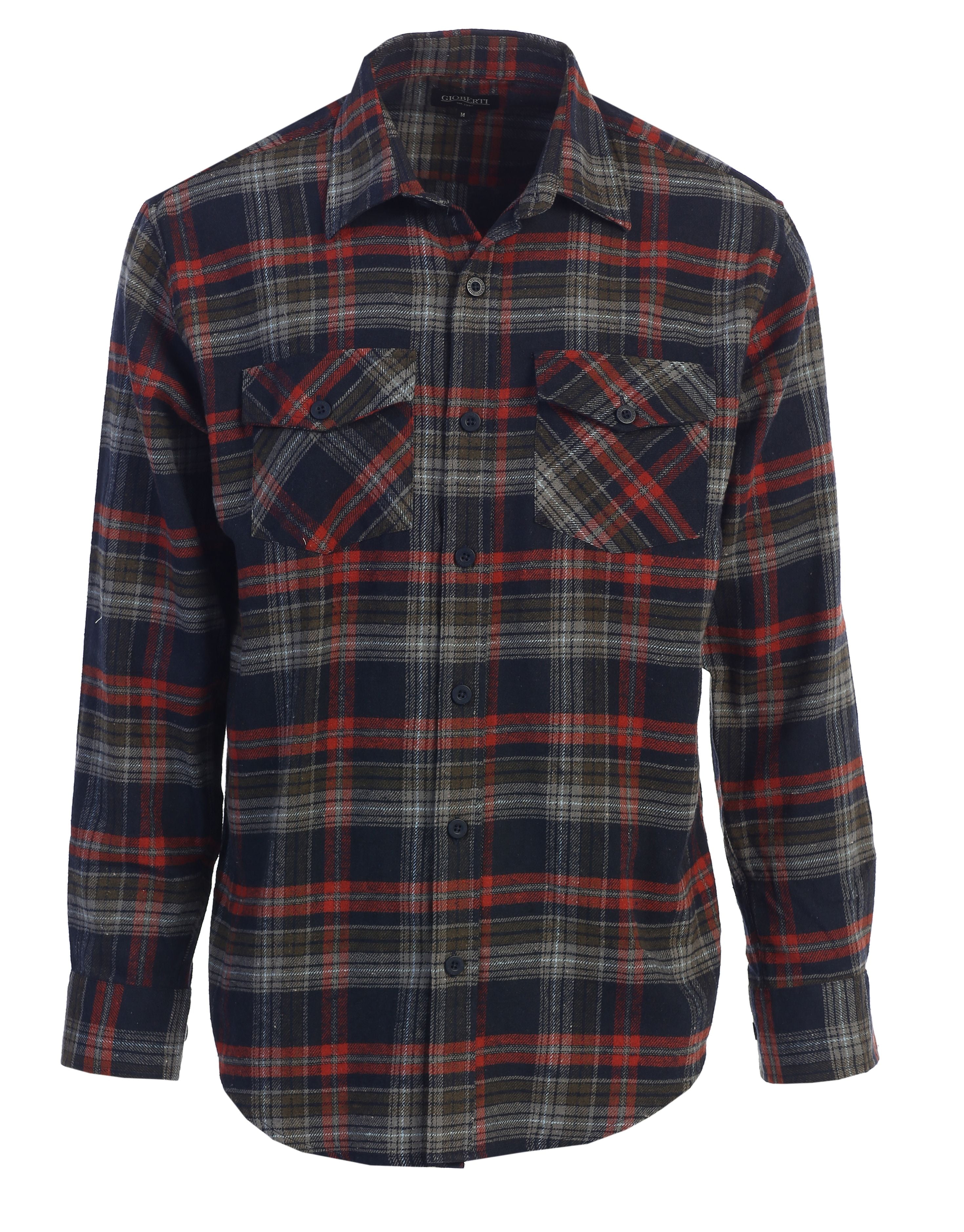 Gioberti Men's Flannel Shirt - Walmart.com