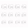 Clear French Nail Tips Coffin Practice Nails Coffin Nail Tips For