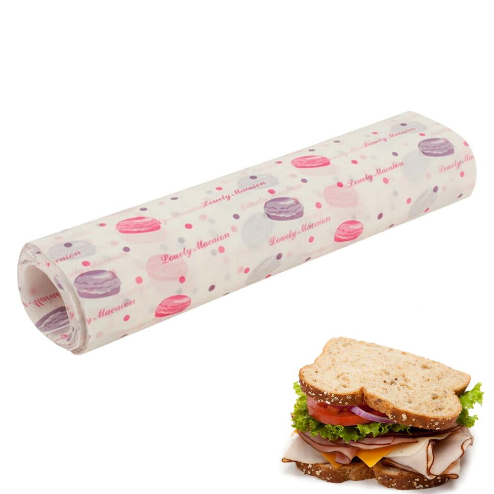 Sandwich Wrapping Paper | 50Pcs Wax Paper Sheets Food Picnic Paper ...