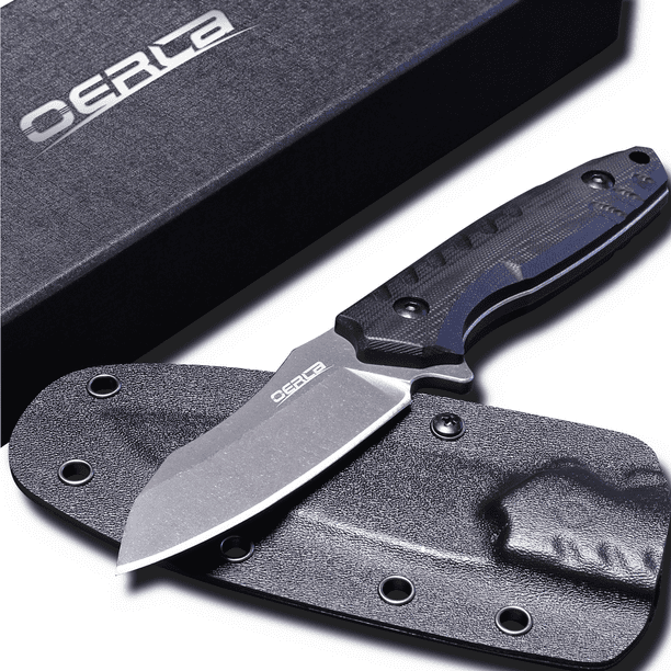 Oerla Olk-039B Tactical Fixed Blade Knife 3.74 inch Blade with Black ...