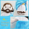 Jesus Plush Doll Guardian Angel Stuffed Animal with Wings Baptism ...
