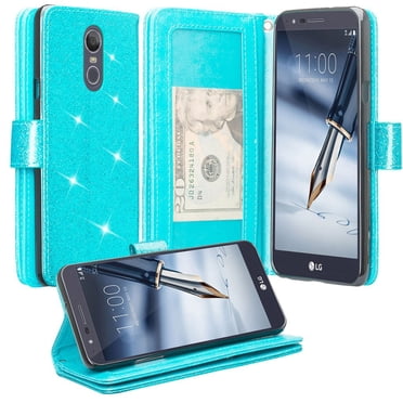 For LG Stylo 4, Stylo 4 Plus Q710, Q Stylus Case, Glitter Bling Leather ...