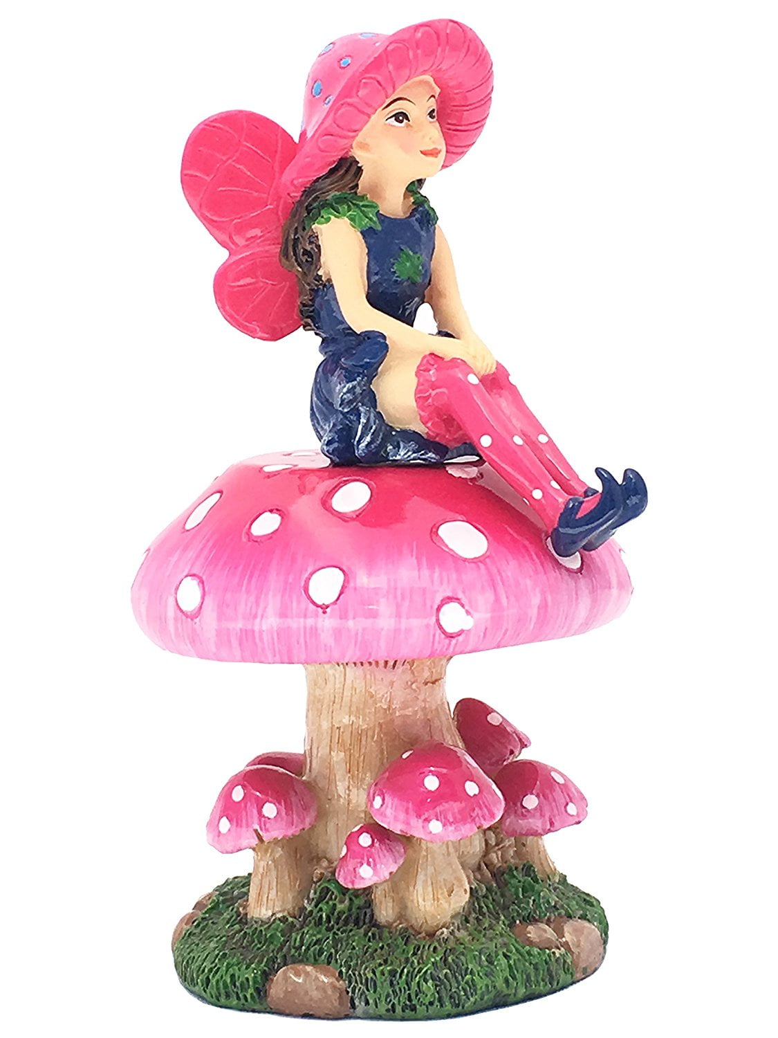 Mimi the Miniature Fairy with a detachable mushroom fairy stand for ...