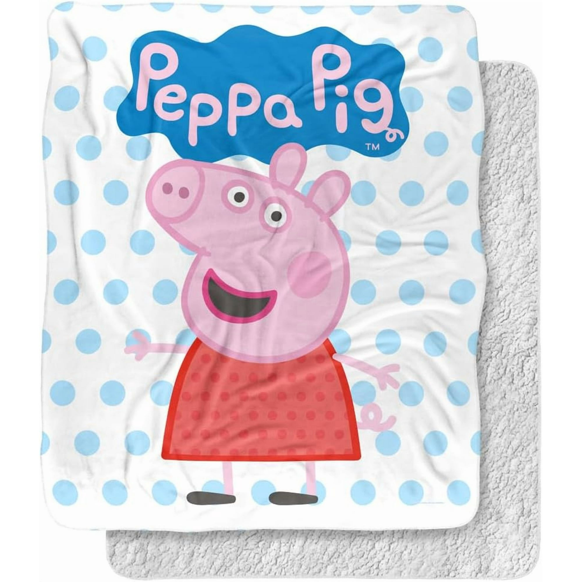 Click here for Kljhyu Peppa Pig Blanket  50X60 Peppa And Logo Sil... prices