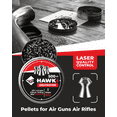 Hawki Airgun Pellets for Rifle & Pistol - .177/4.5mm Caliber, 8.18 gr/0 ...