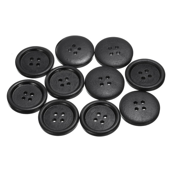 Uxcell 10Pcs Sewing Button 1/2"(12.5mm) 2 Holes Resin Round Craft ...