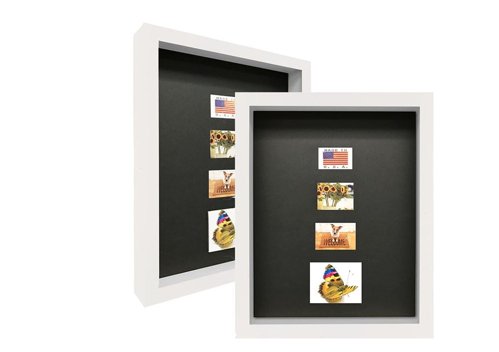 2-3/16" Deep Polystyrene Shadow Box Picture Frame - by ...