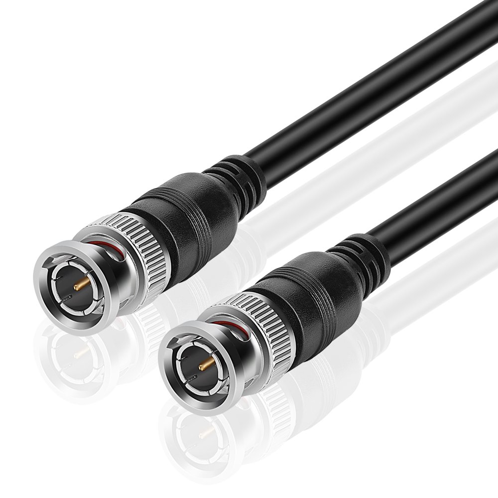 BNC RG-59/U Cable (6 Feet) - BNC Male To Male Extension Connector ...