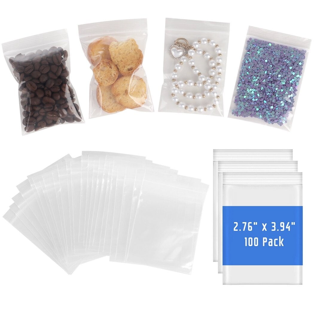 Click here for Nobrand 100 Pcs Zip Bags  2.76 X 3.94 Inches Trans... prices
